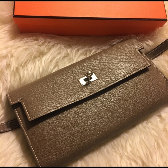 Bags | Herms Kelly Long Wallet 10 Authentic | Poshmark